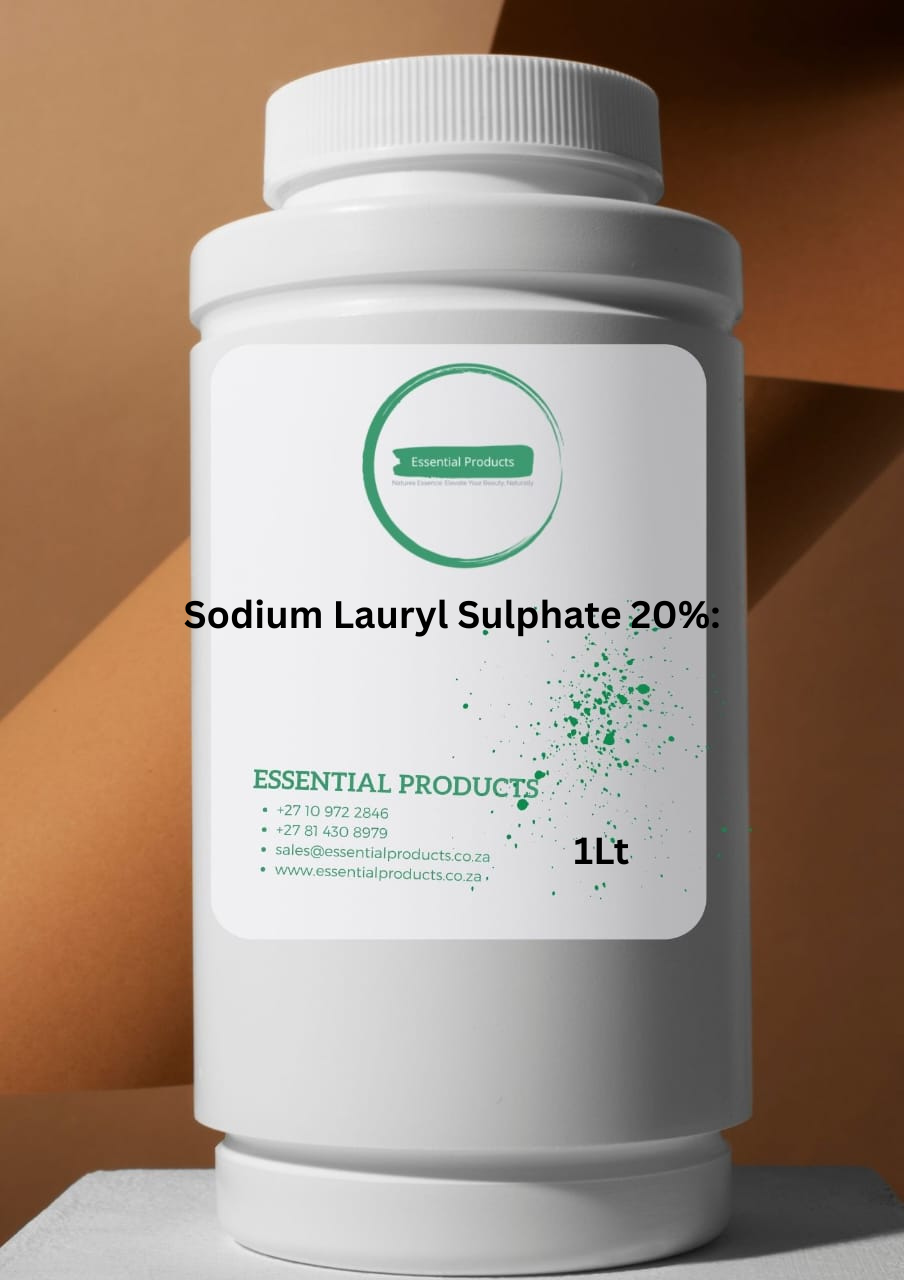Sodium Lauryl Sulphate 20%: – Essential Products